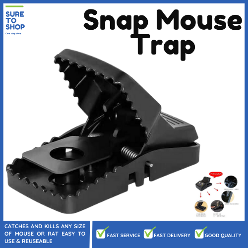 Traps Heavy Duty Snap Mouse Trap-Easy Catcher Mice Kit/ RBS Mouse Rat ...