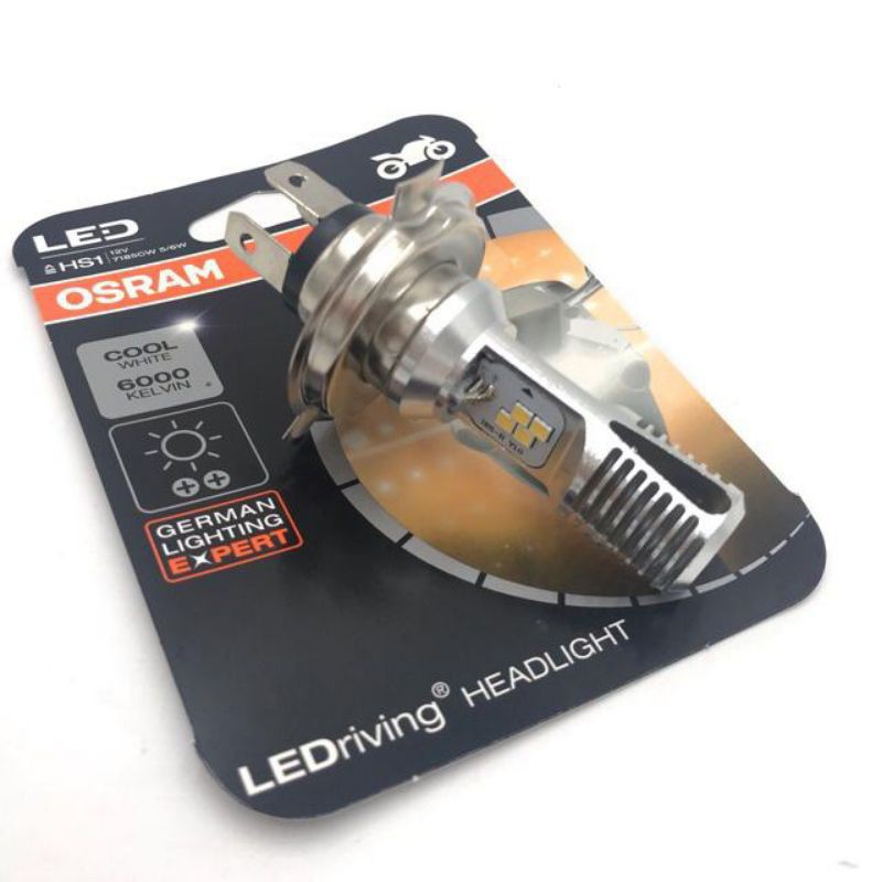 OSRAM T19 MOTORCYCLE HS1 H4 LED HEADLIGHT BULB HI / LO BEAM MOTOR OSRAM ...