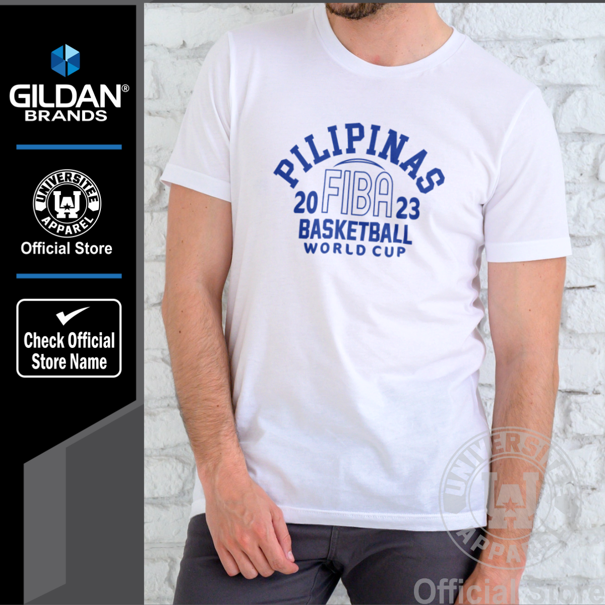 GILDAN Brand Pilipinas FIBA Basketball Shirt FIBA World Cup 2023 Shirt ...