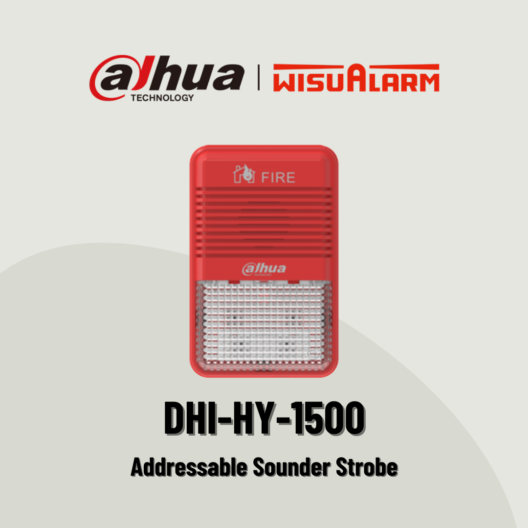 Fire Alarm Control Panel Dahua Addressable/Conventional Sounder Strobe Audible and Light Alarm ...