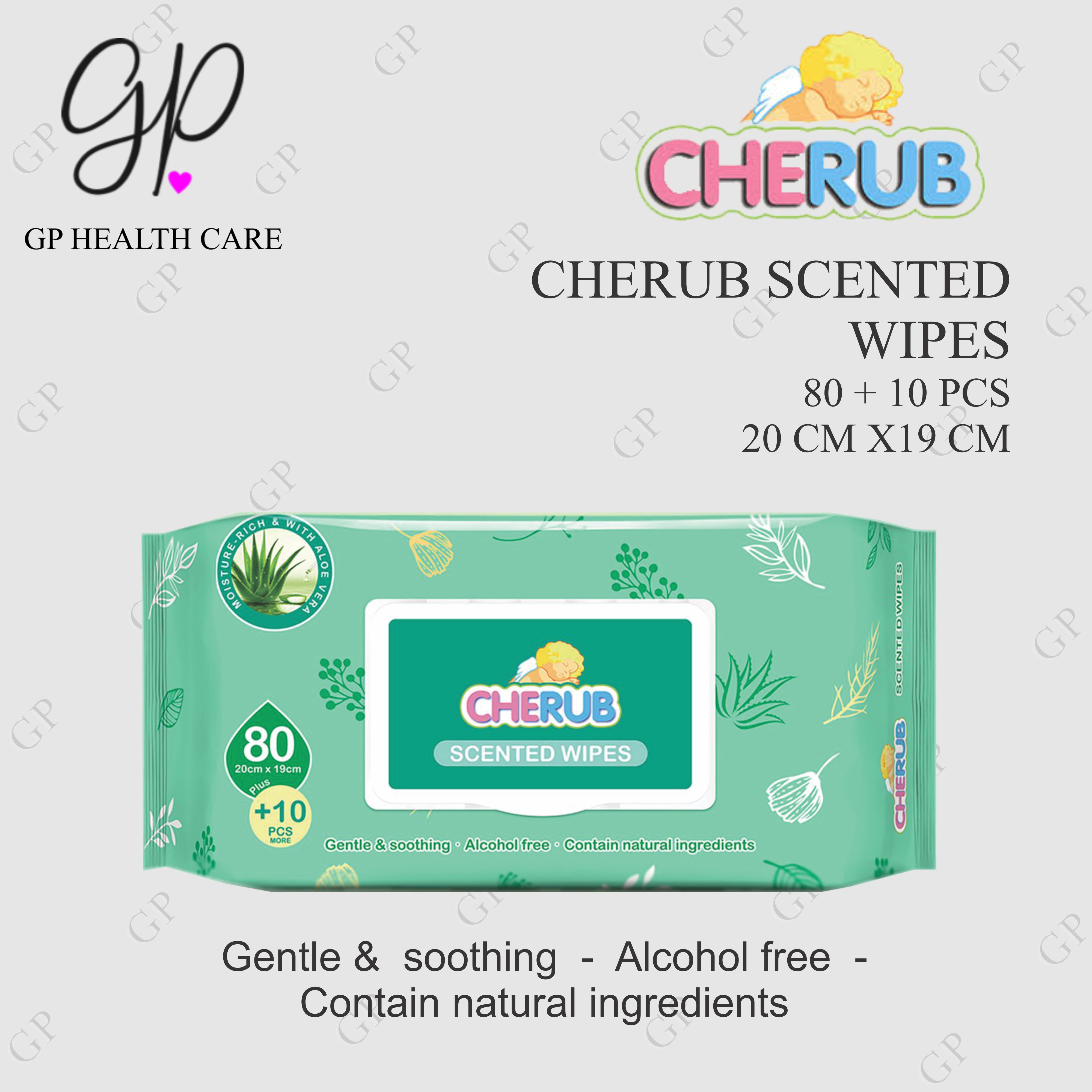 Cherub Scented Unscented Wipes 80's 30's and 15's - GP Health Care ...