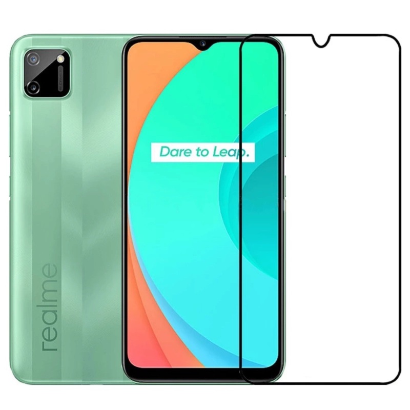 XICCI Tempered Glass for OPPO Realme C11 Full Cover Screen Protector ...