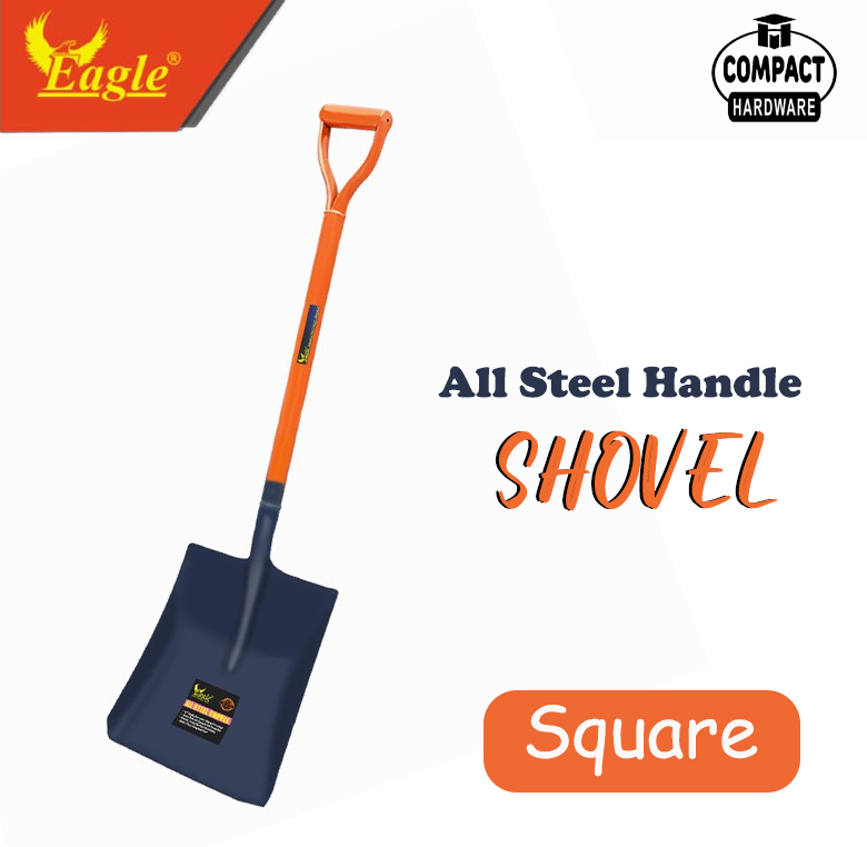 Eagle Shovel Square All Steel Handle Heavy Duty | Lazada PH