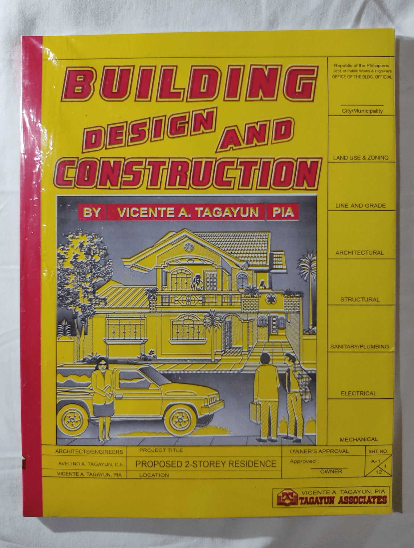 Building Design and Construction By Vicente Tagayun | Lazada PH