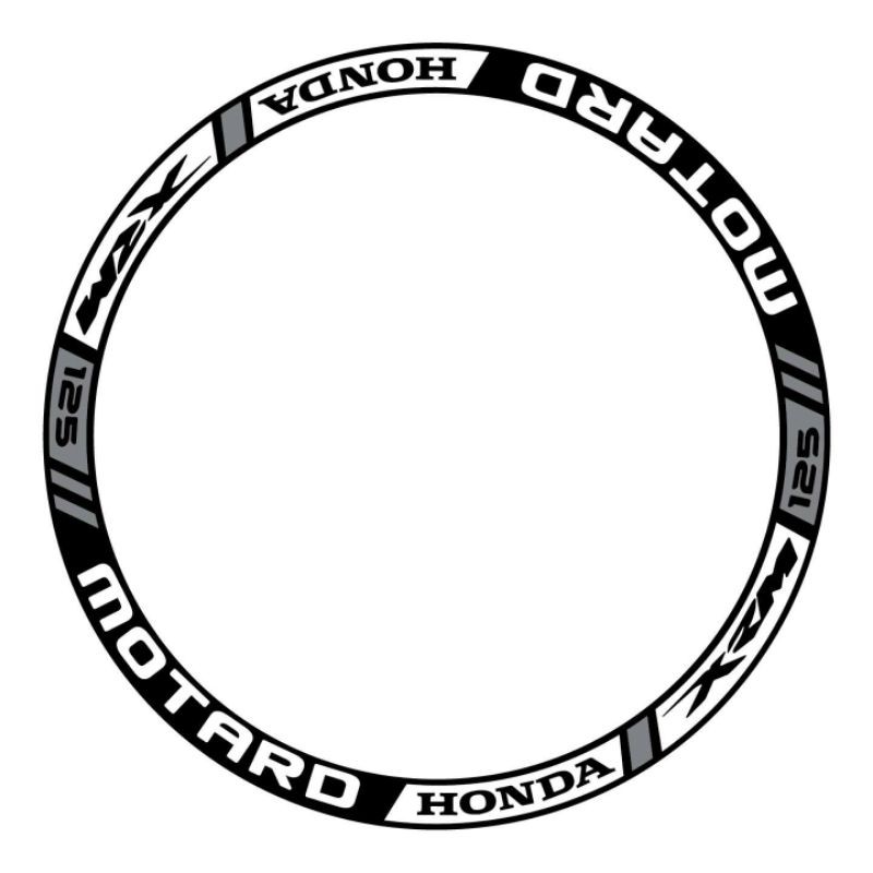XRM Motard Mag Wheel Decals | Lazada PH