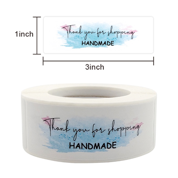 120pcs Thank You Sticker Rectangle for Product Label Designs Thank You ...