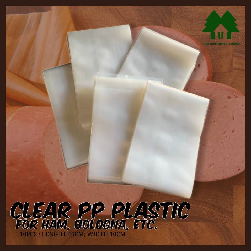 CLEAR PP PLASTIC BAG / PLASTIC CASING FOR SKINLESS LONGGANISA & HAM/PP ...