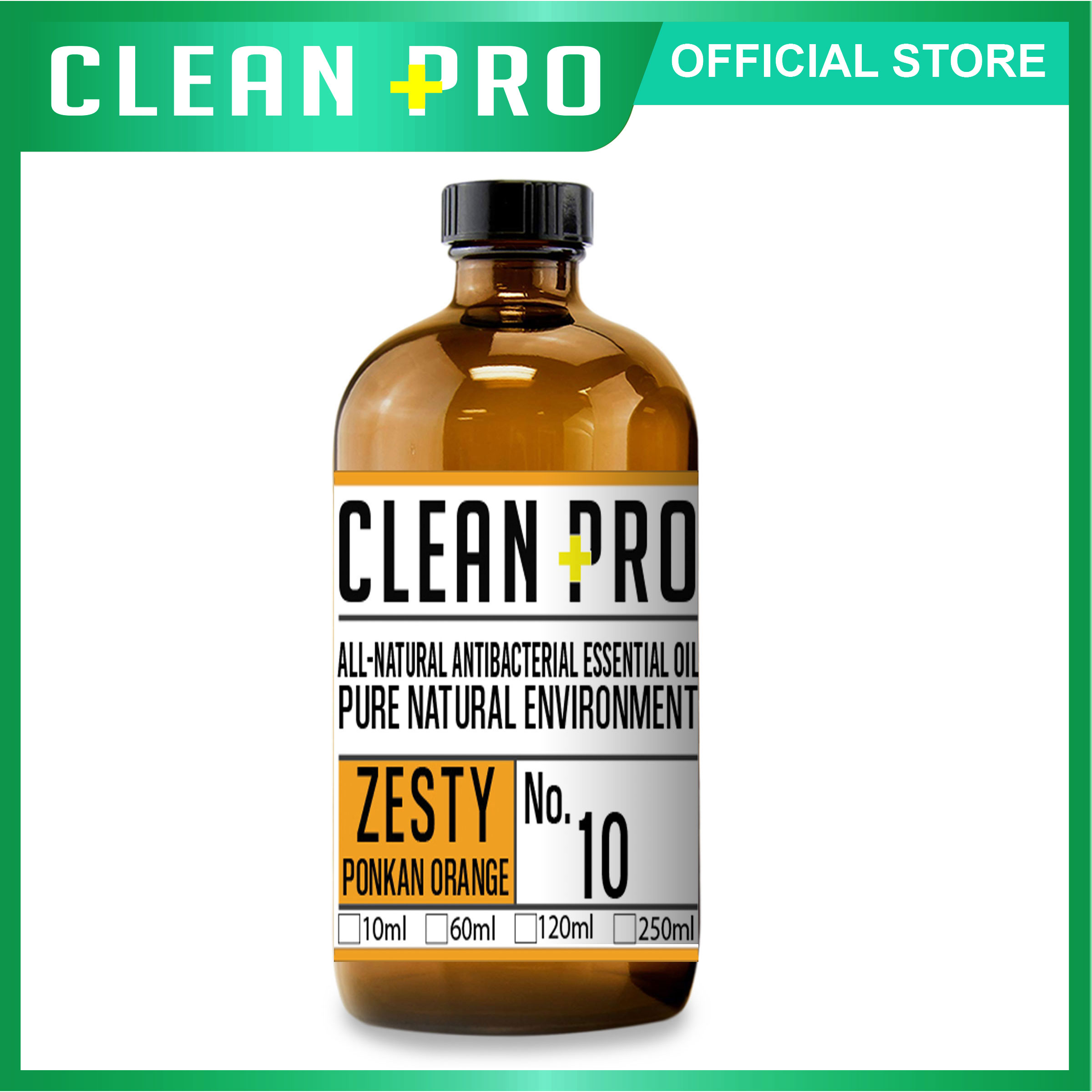 Clean Pro All Natural Essential Oil Antibacterial Diffuser (Zesty ...