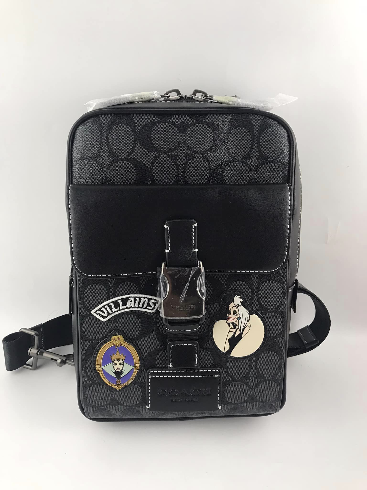 DISNEY X COACH TRACK PACK IN SIGNATURE CANVAS WITH PATCHES | Lazada PH