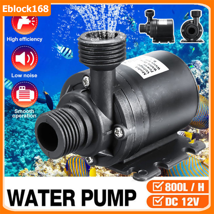 800L/h Ultra Quiet Mini pump water DC 5M Lift Brushless Motor ...