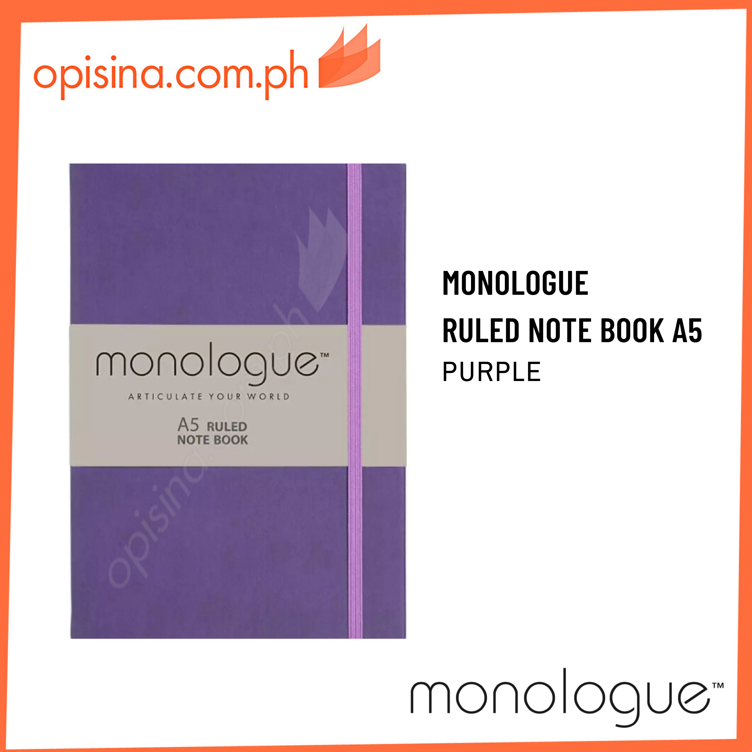 Monologue Ruled Notebook A5 | Lazada PH