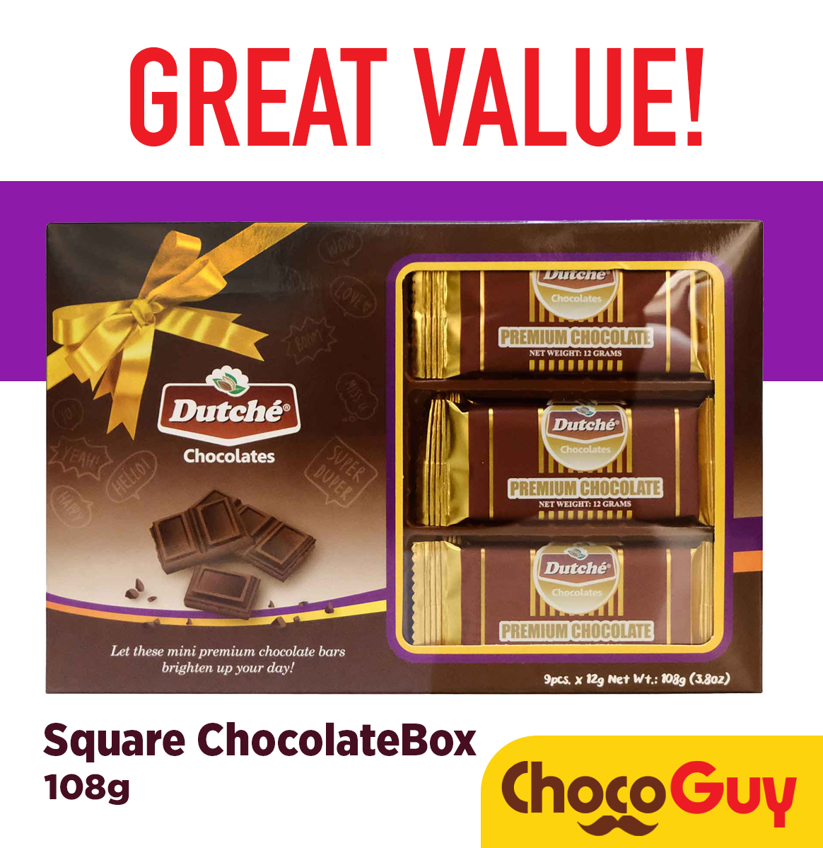 Dutché Chocolate Square Box | Lazada PH