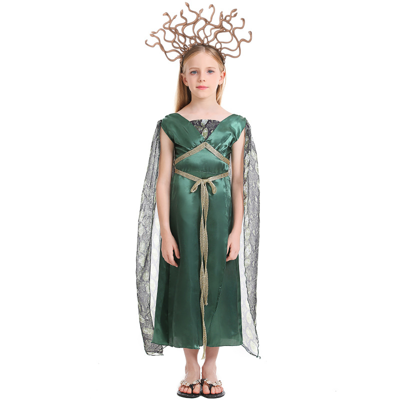 3 Size Classic Halloween Costume for Kids Girls Pretend Play Stage Play ...