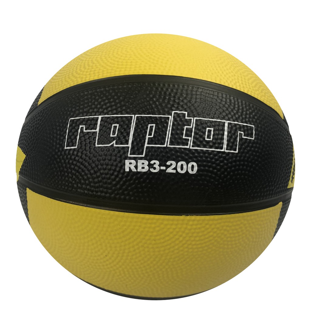 Raptor, RB3-200 Yellow Basketball , Size 3 Kid's Game Basket Ball ...