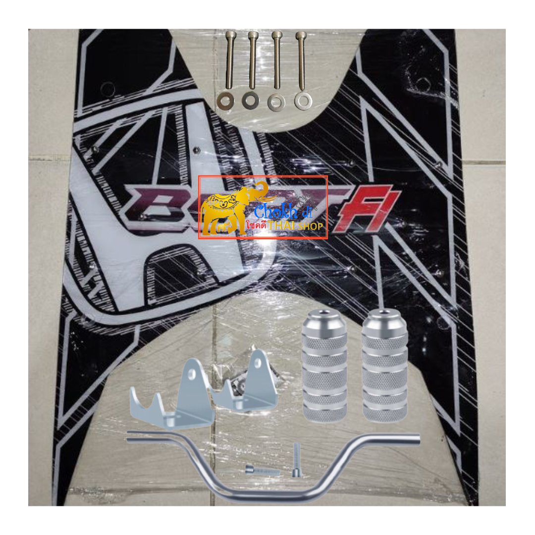 BEAT FI FOOTREST SLIDER AND FOOTBOARD MATTING / HONDA BEAT FI / HONDA ...