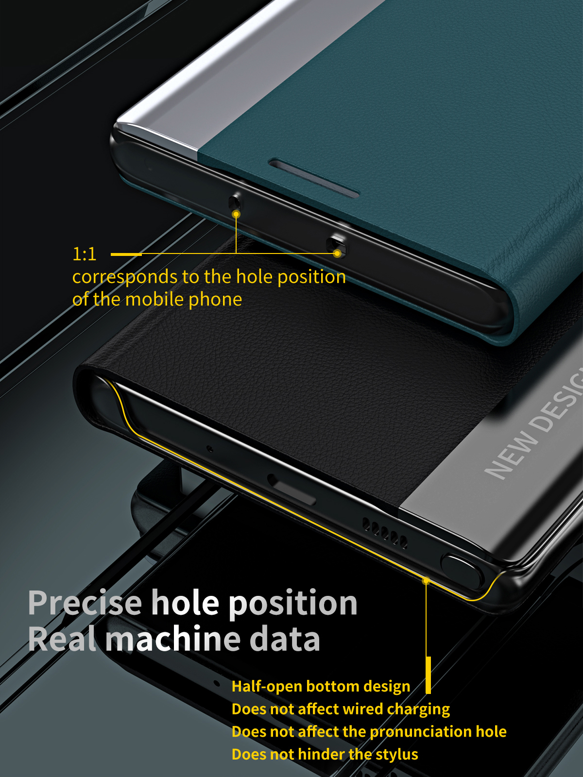 Galaxy A53 5G Case, Midcas Thin Slim Folio Flip Leather Magnetic ...