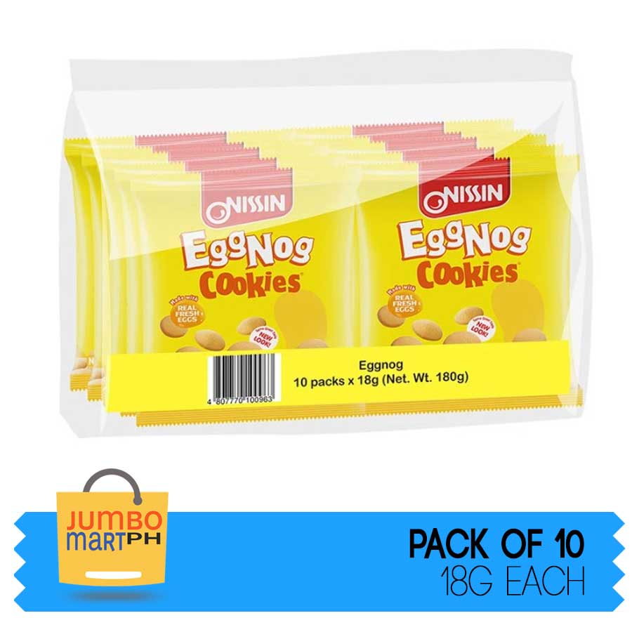 NISSIN EGGNOG COOKIES 18G / PACK OF 10 | Lazada PH