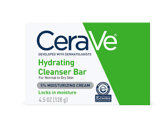 Authentic CeraVe Hydrating Cleansing Bar for Normal to Dry Skin 128g ...