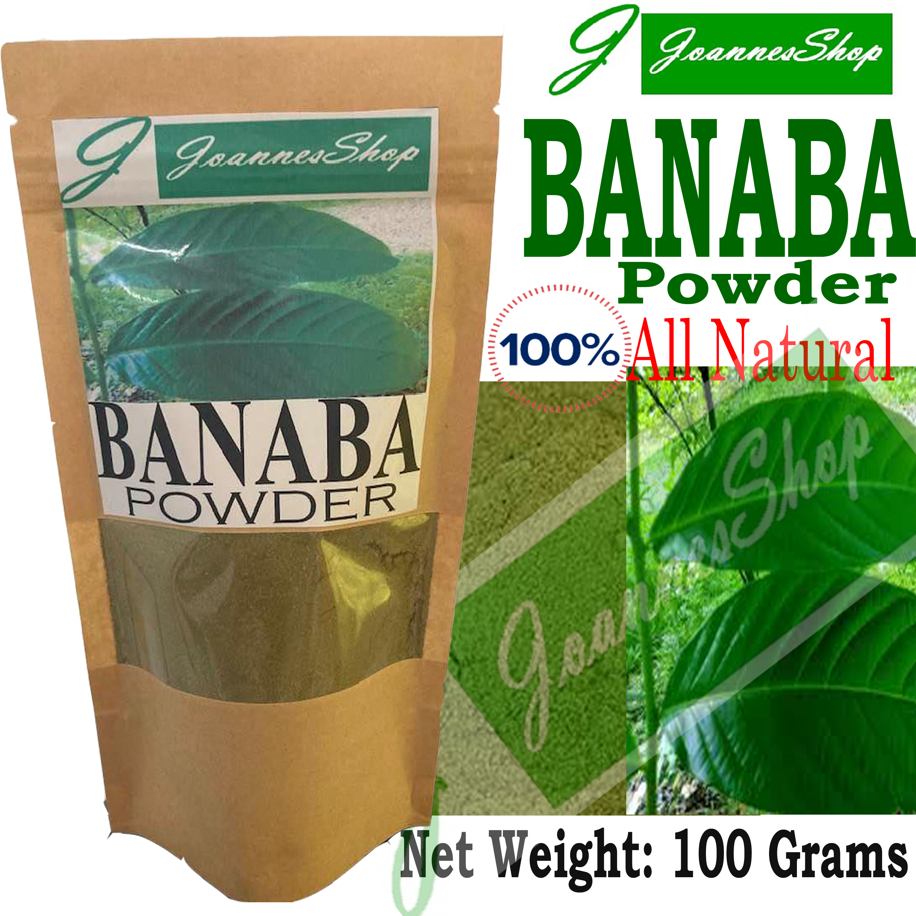 Banaba powder PURE - RETAIL PACK | Lazada PH