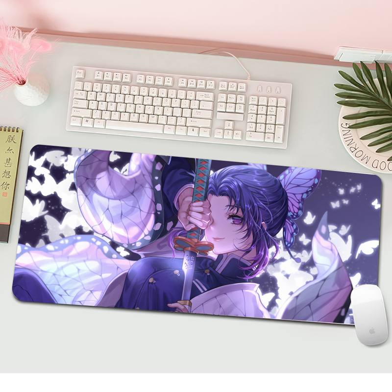 Demon Slayer Kochou Shinobu Natural Rubber mousepad Desk Mat L Large ...