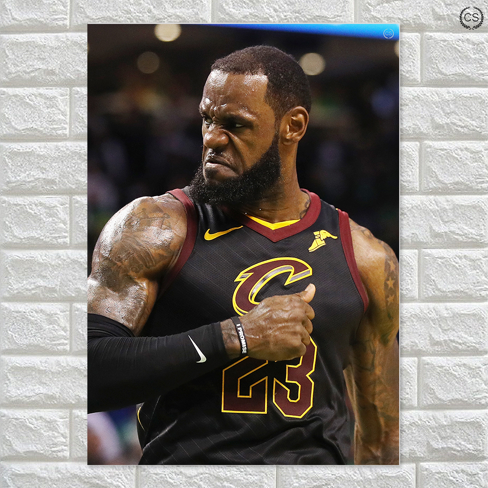 Lebron James NBA HD Poster Print A3 size (12x17in) by Creative Merch ...