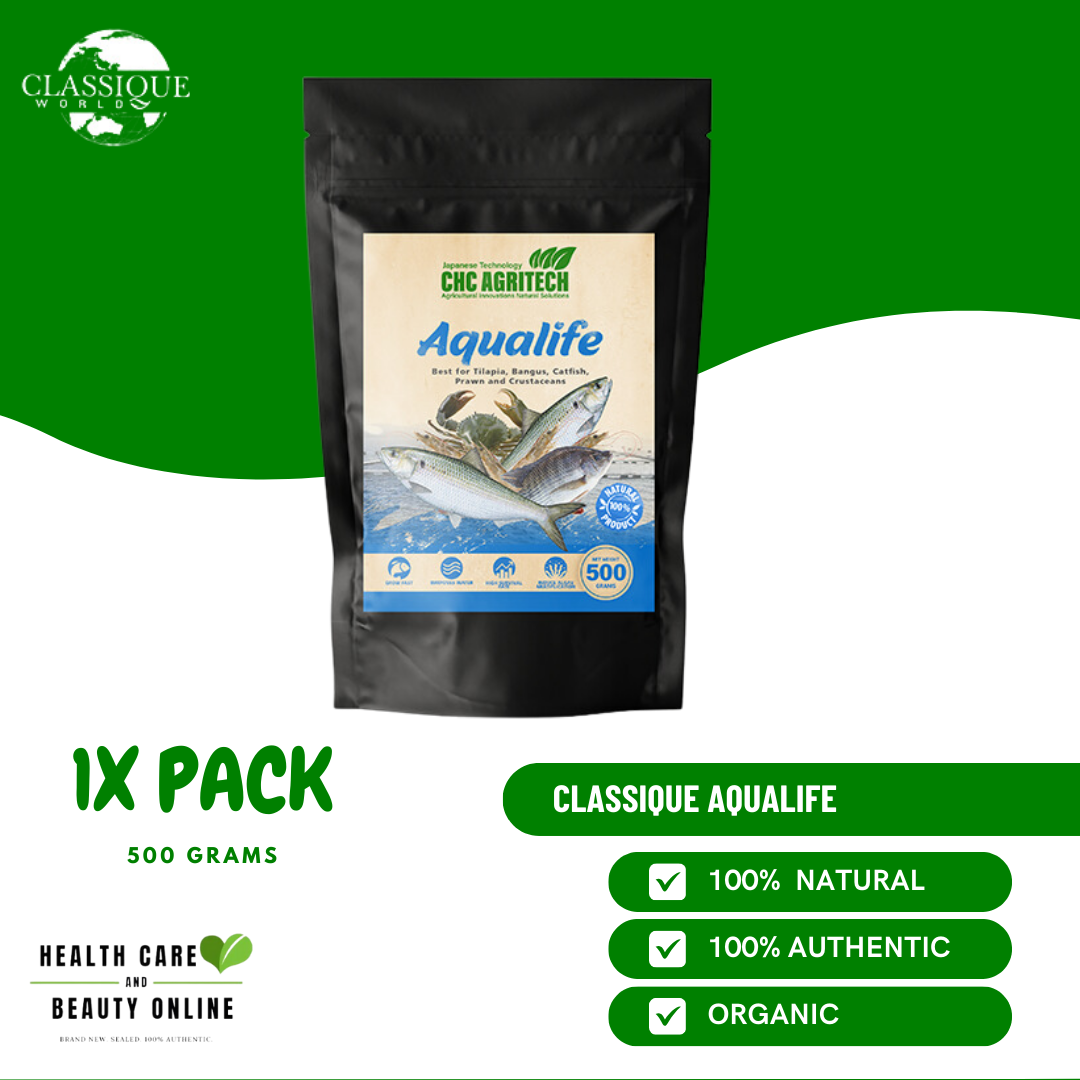 CHC Agritech AQUALIFE (500g) Organic Fish and Marine Life Tilapia ...