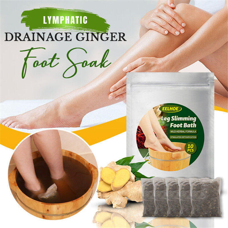 foot spa Lymphatic Drainage Ginger Foot Soak Leg Slimming Foot Bath ...
