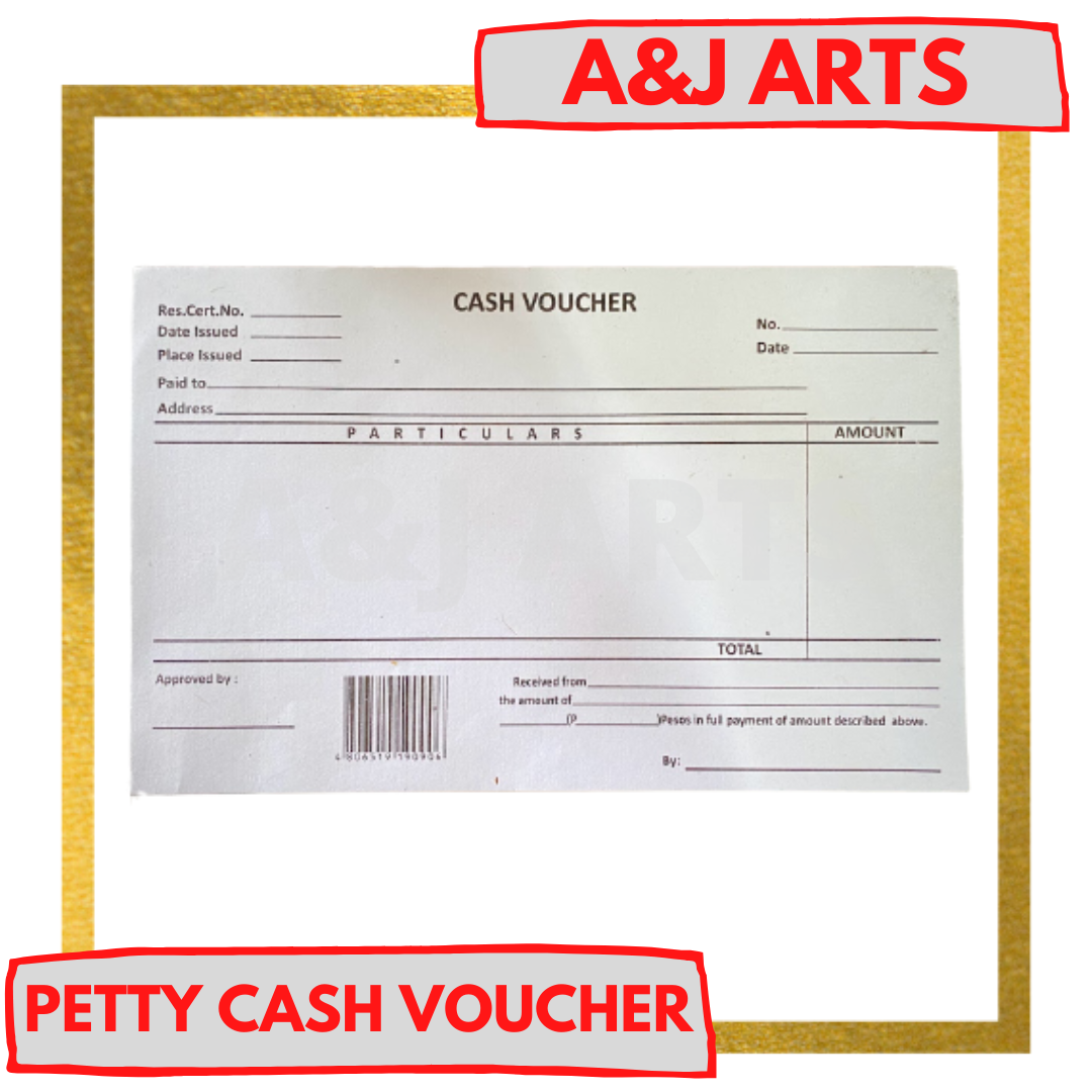 Cash Voucher Petty Cash Voucher Sold per Pad | Lazada PH