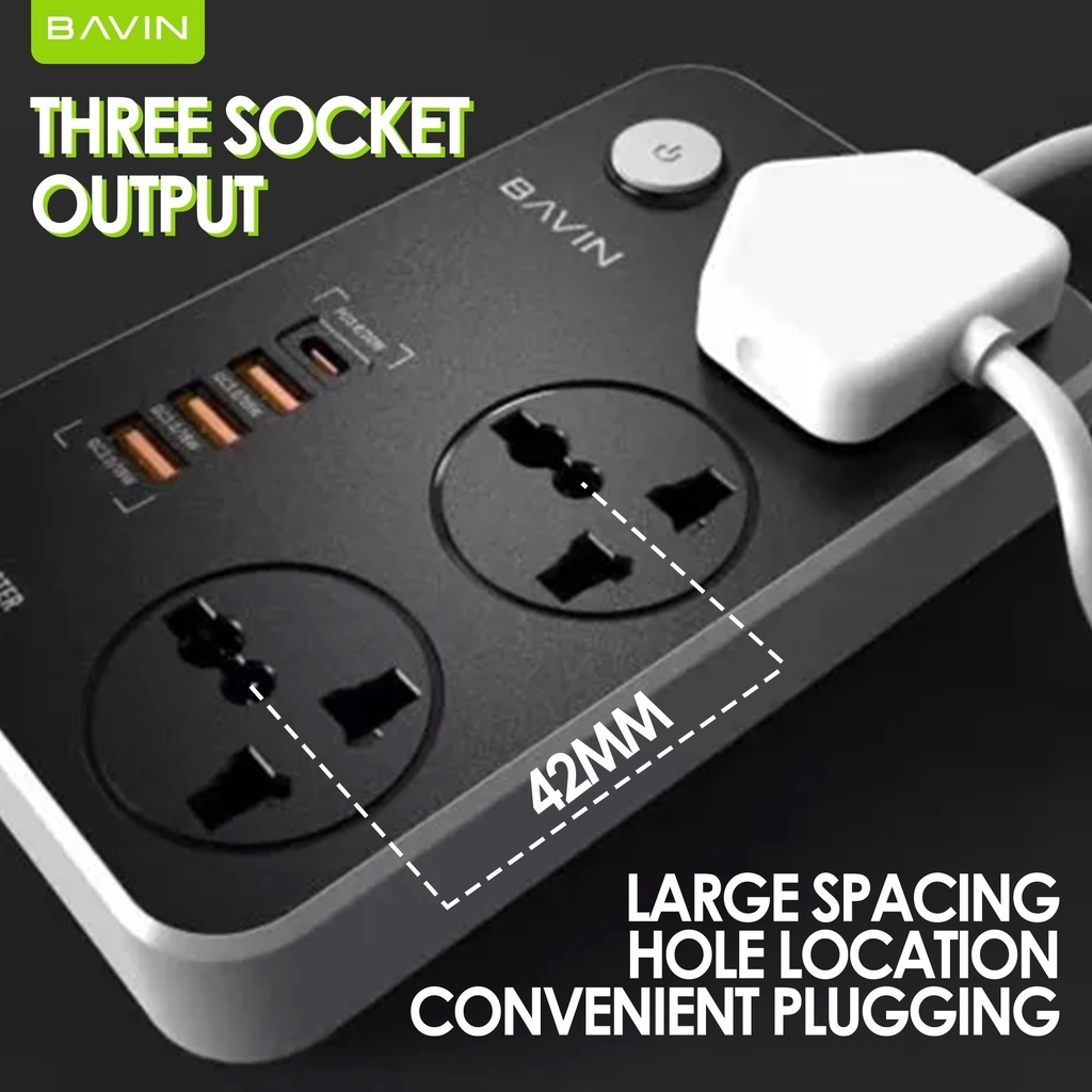 Mobile phone accessories BAVIN PC262 7 in 1 USB Charger HUB Extension w ...