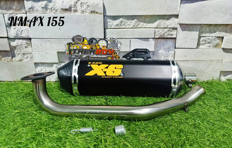 NMAX 155 Exos X6 Silent MUFFLER Original (Black) | Lazada PH