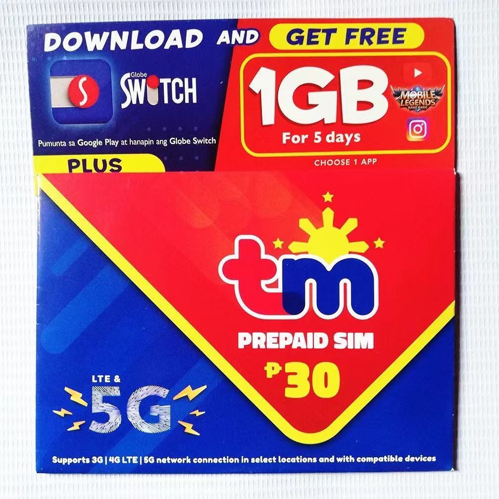 (10 PCS)TM 5G LTE Tricut Sim Card Brand New Fresh | Lazada PH