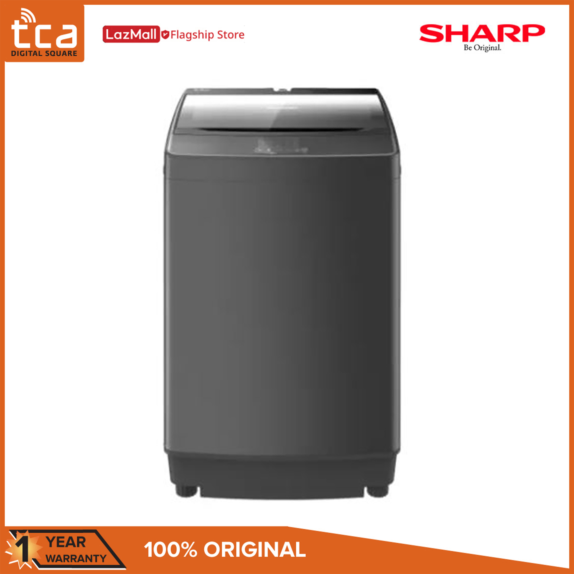Sharp ES-JN07A9(GY) 7.0Kg. Fully Automatic Top Load Washing Machine ...