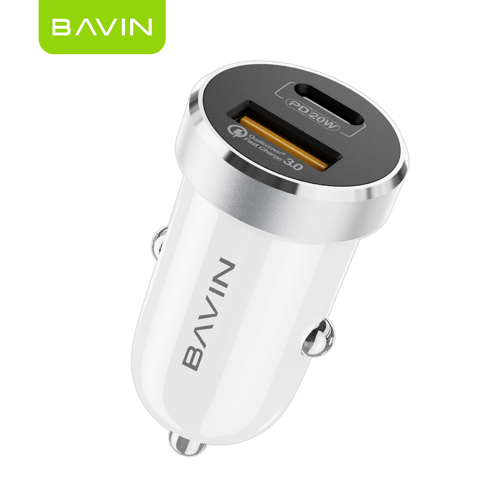 BAVIN PC863 PD Fast Charging Car Charger Dual Port for Qualcomm 3.0 ...
