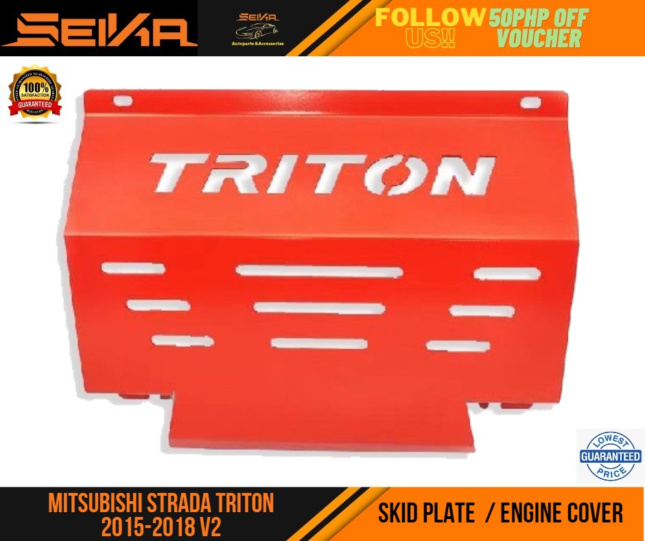 Mitsubishi Strada Triton 2015, 2016, 2017, 2018 Version 2 Skid Plate ...