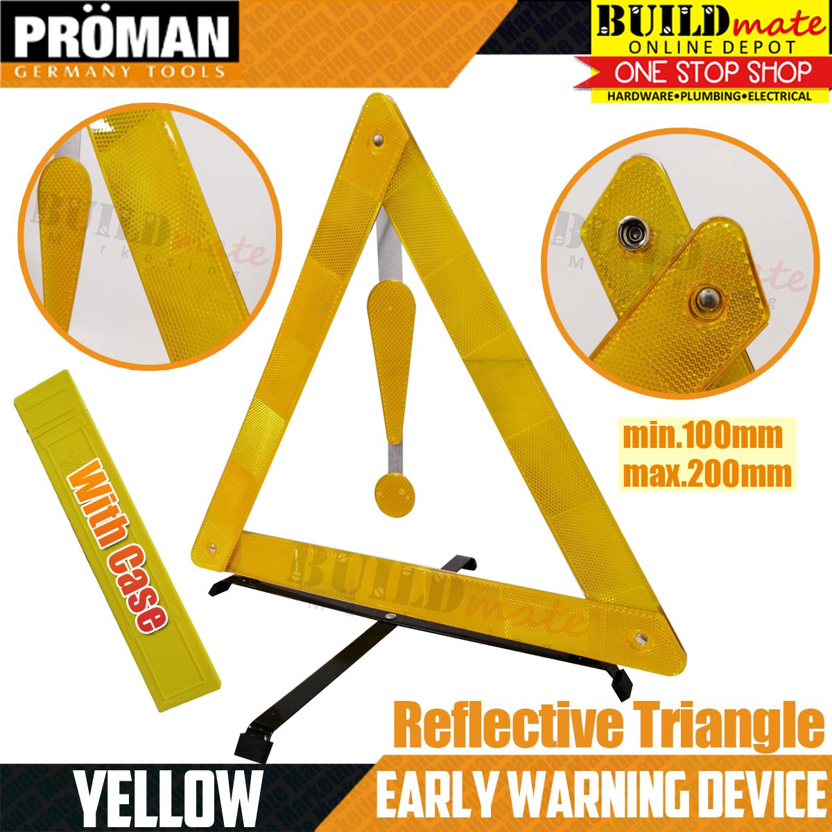 PROMAN | SHIMARU Safety Car Reflective Early Warning Device Triangle ...