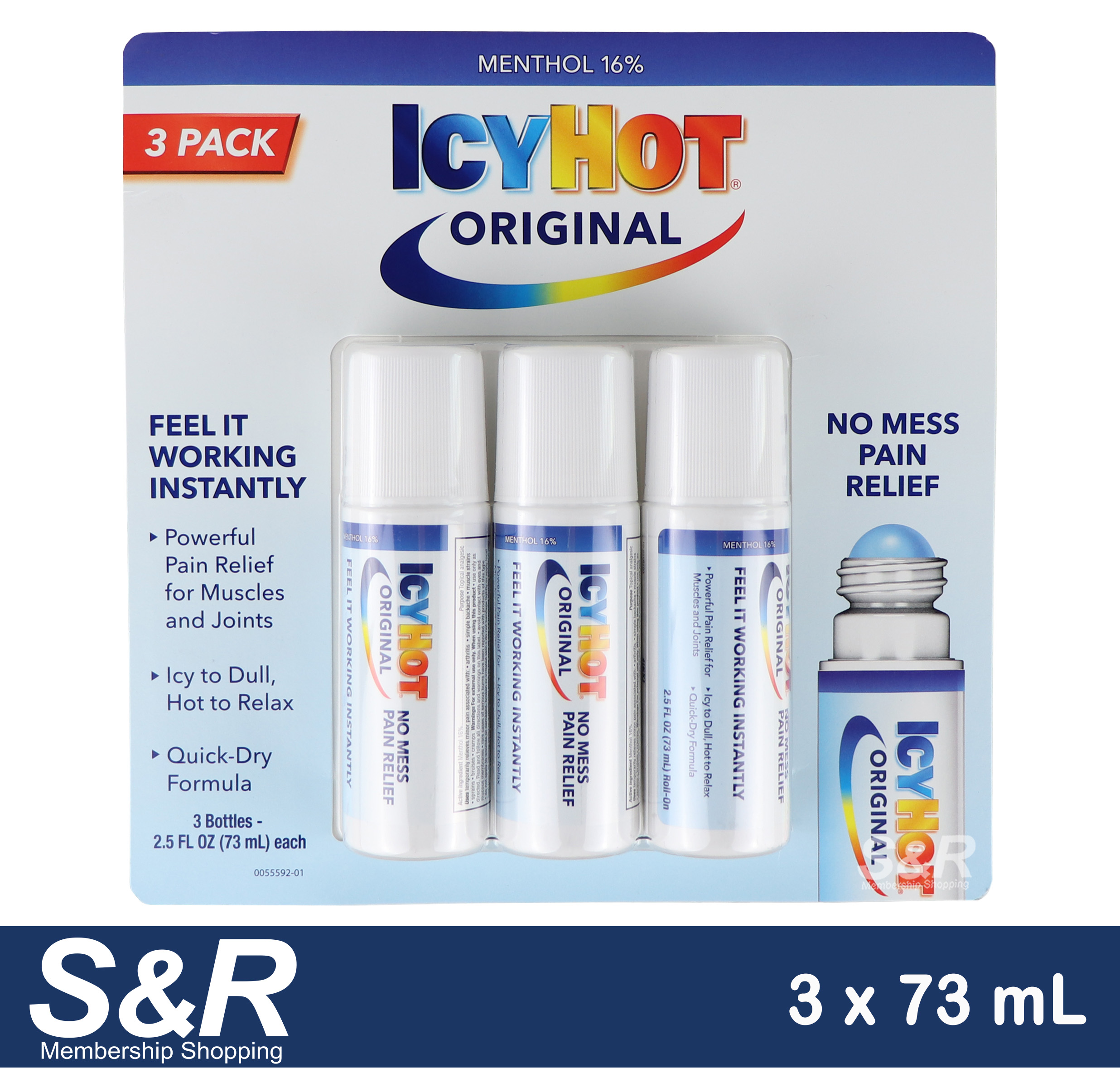 Icy Hot Original Pain Relief (73mL x 3pcs) | Lazada PH