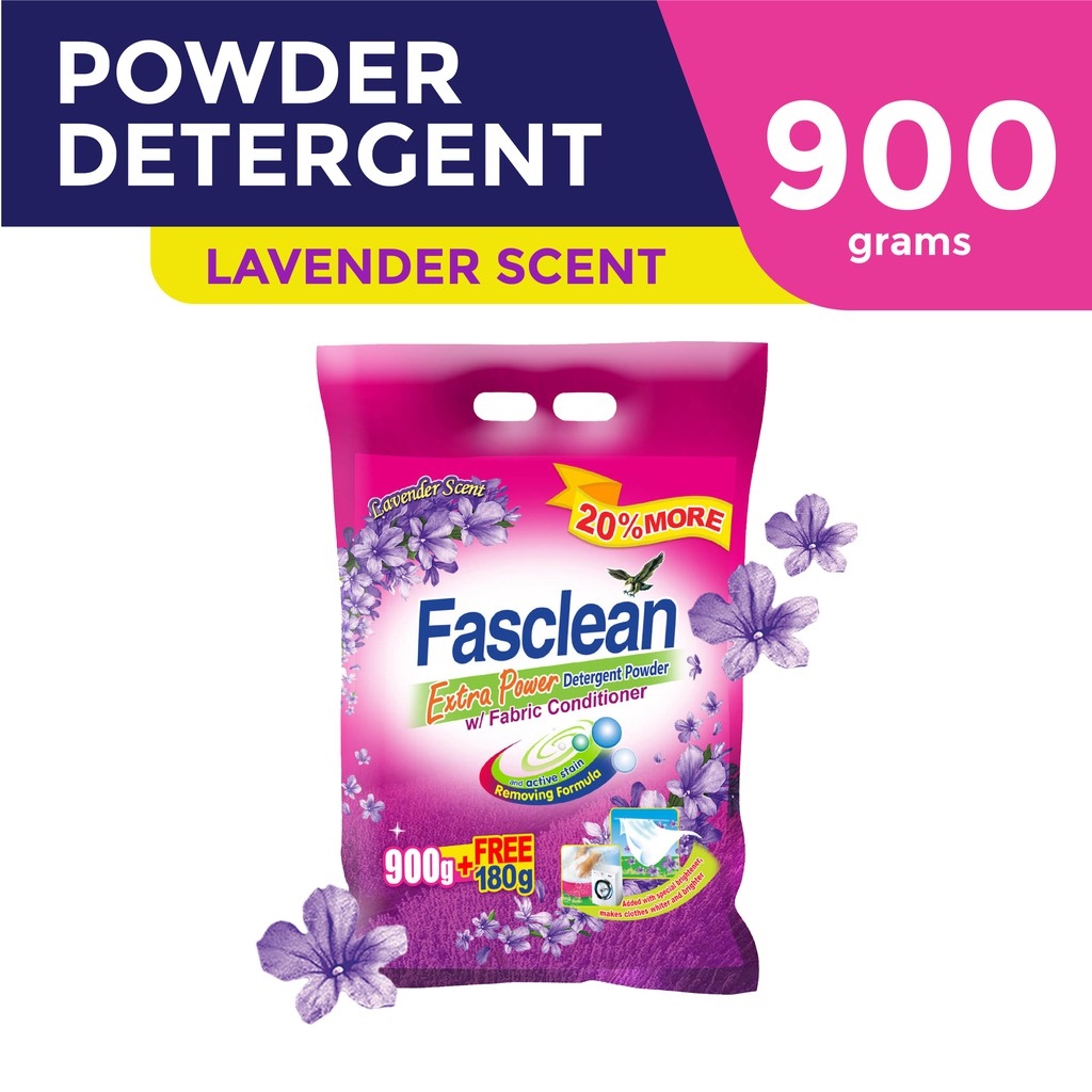 Fasclean Detergent with Fabcon 900g | Lazada PH