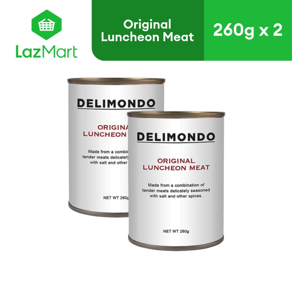 Delimondo Original Luncheon Meat 260g - Pack of 2 | Lazada PH