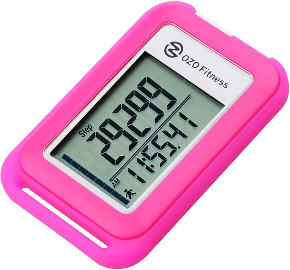 OZO Fitness SC 3D Digital Pedometer for Walking. Track Steps and Miles ...