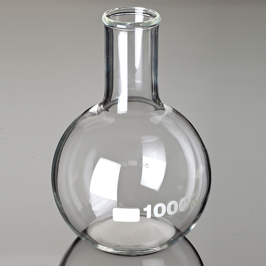 FLASK, ROUND BOTTOM,NARROW NECK, WITH BEADED RIM 250ML | Lazada PH