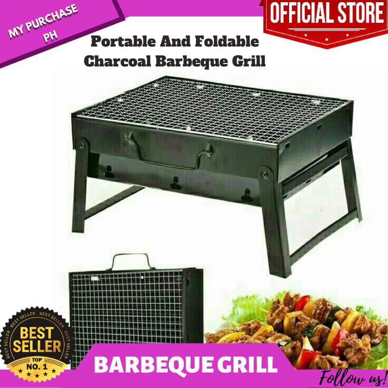 Portable And Foldable Charcoal Barbeque Grill outdoor with stand ...