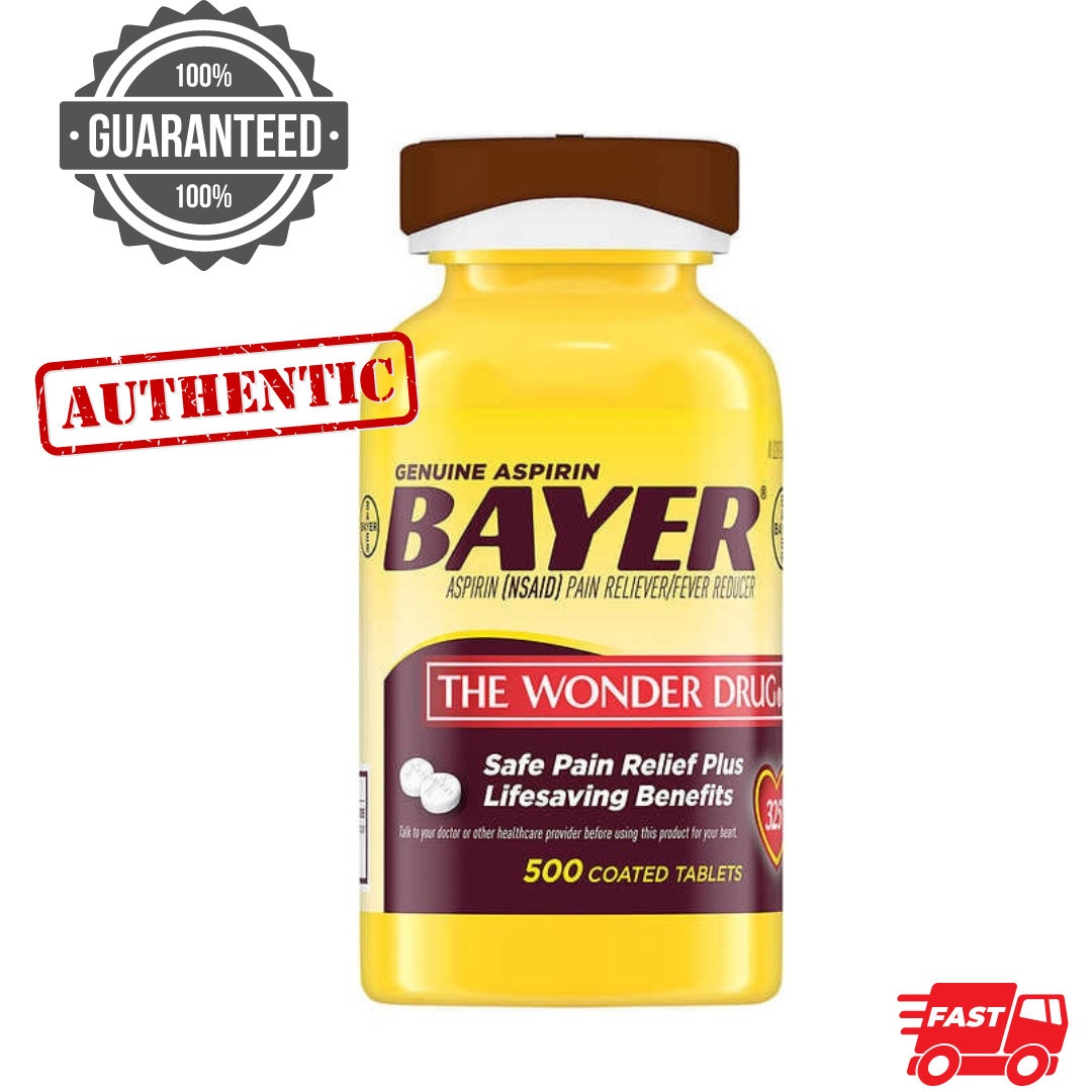 Genuine Bayer 325 mg. Aspirin, 500 Coated Tablets | Lazada PH