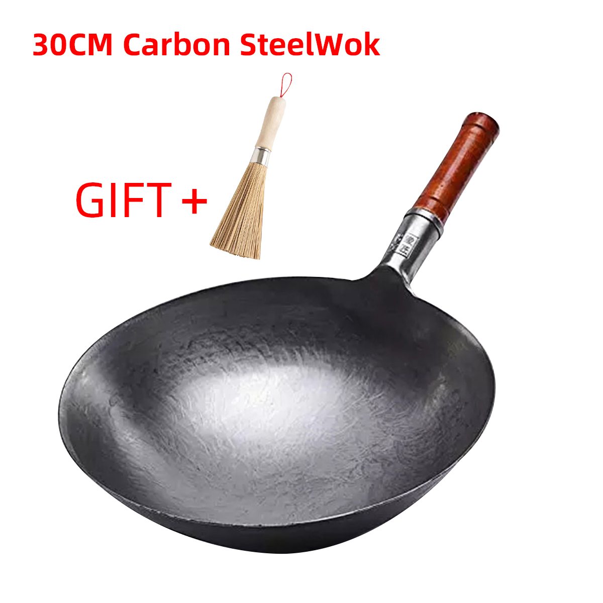 Kitchenware Expert fully seasoned High Quality Carbon Steel Wok pan ...