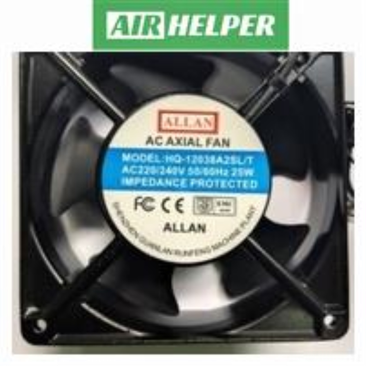 Air Helper 120mm 12cm 220V Axial fan 220V cooling fan 220V exhaust ...