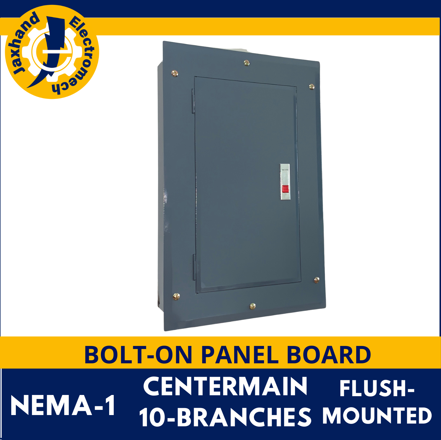 Panel Board 10 Branches Bolt-On Type Center-Main Flush-Mounted Gauge ...