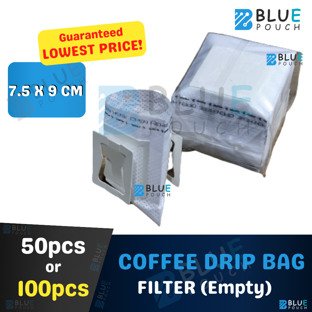 Empty Coffee Drip Bag Filter Paper 50pcs / 100pcs - Rebranding Coffe ...