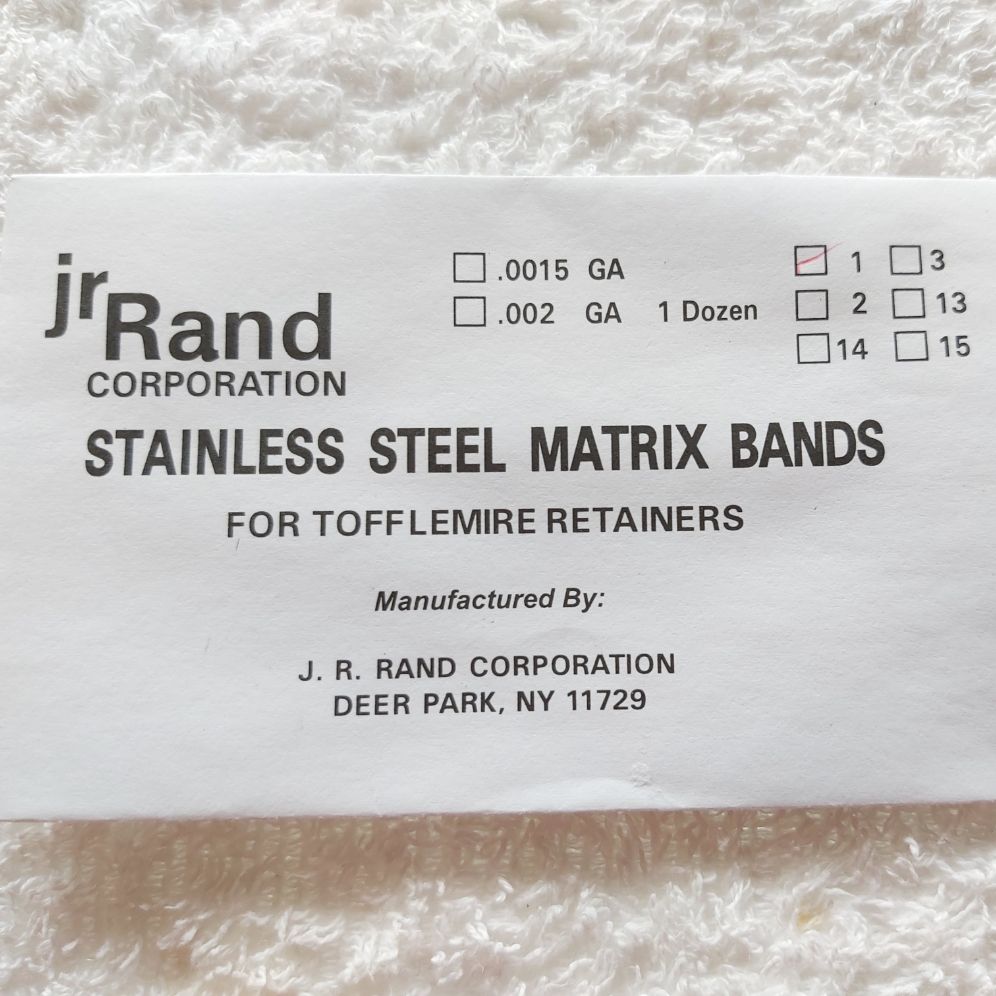 Stainless steel Matrix Band Pre Molar | Lazada PH