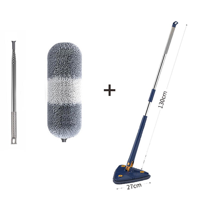 360° Rotatable Mop With Squeezer Mop for floor Mop for wall and ceiling ...