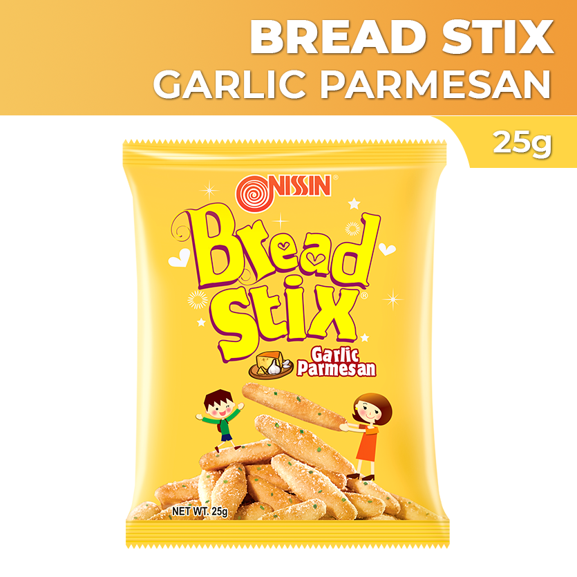 Nissin Bread Stix Garlic Parmesan 25g | Lazada PH
