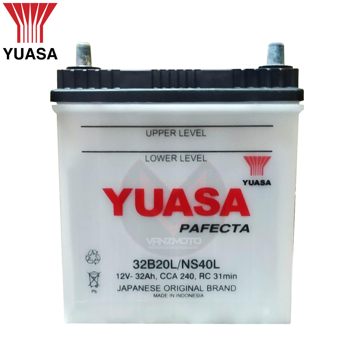 Yuasa 32B20L (NS40L) Low Maintenance Automotive Battery | Lazada PH